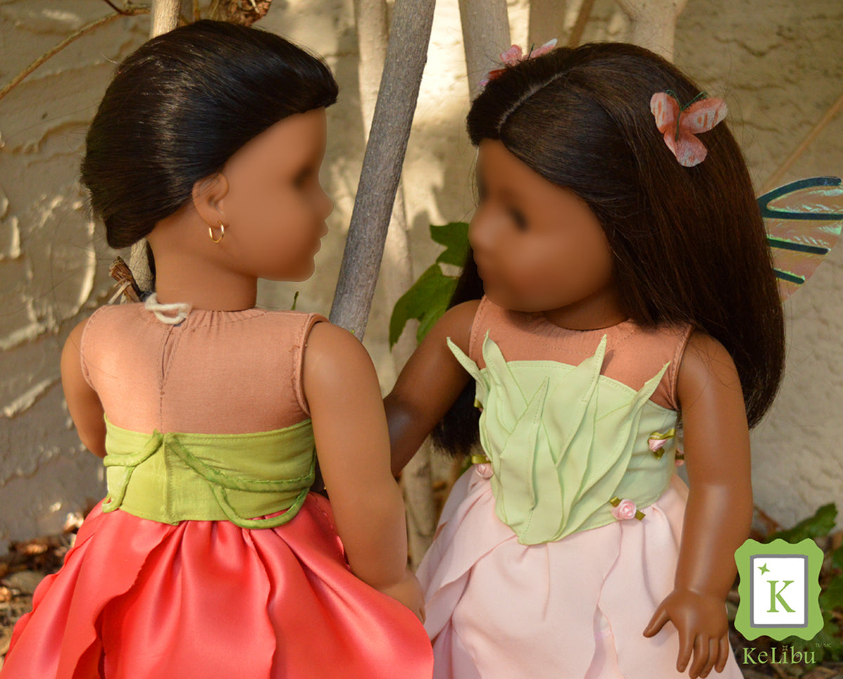 Flower Fairy Dress 18 Inch Doll Sewing Pattern – Appletotes & Co.