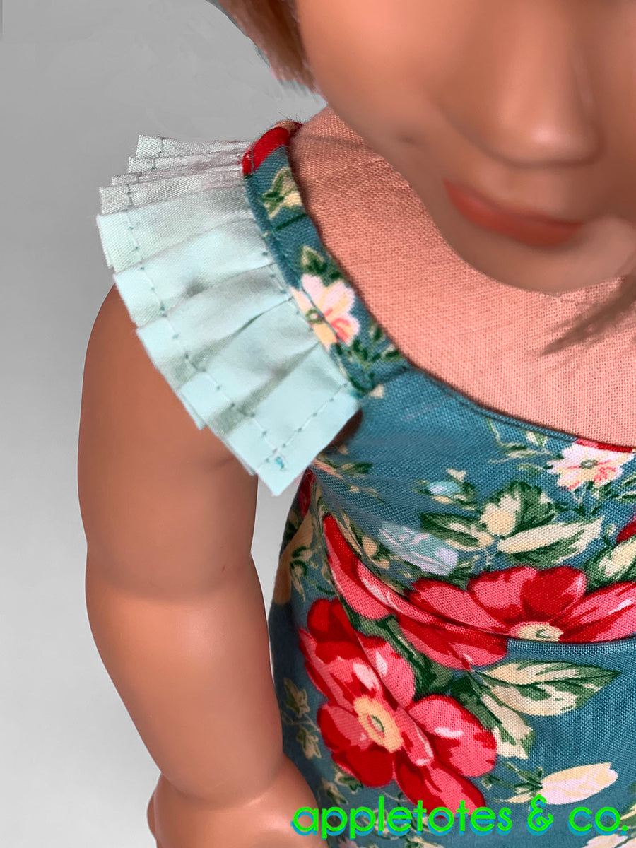 Alona Dress 18 Inch Doll Sewing Pattern Appletotes And Co
