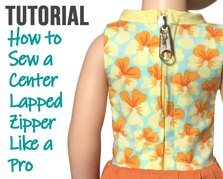 How to Sew a Center Lapped Zipper Like a Pro – Appletotes & Co.