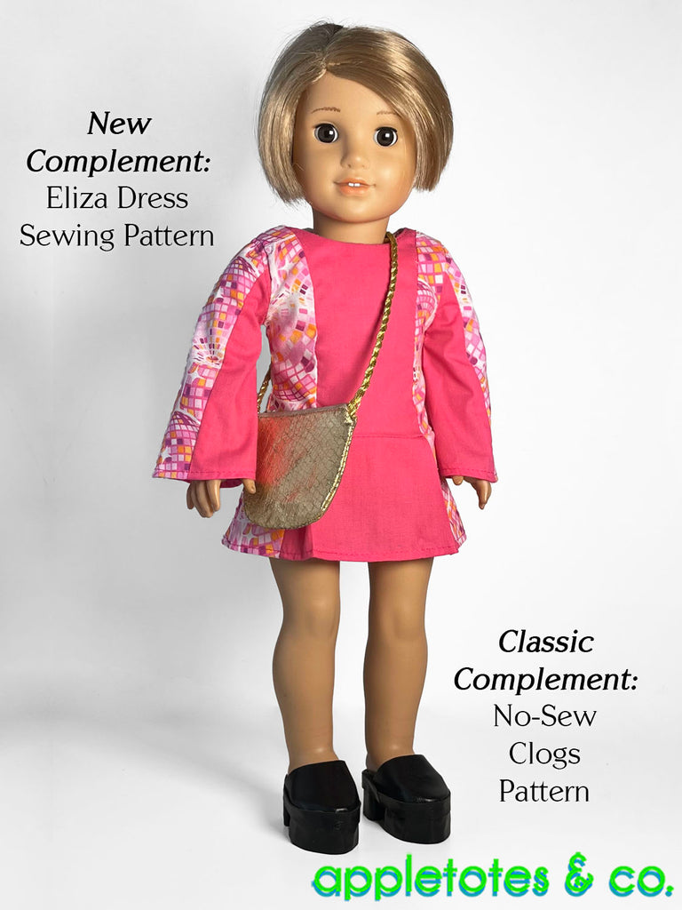 70's Zippered Bag Sewing Pattern for 18 Inch Dolls – Appletotes & Co.