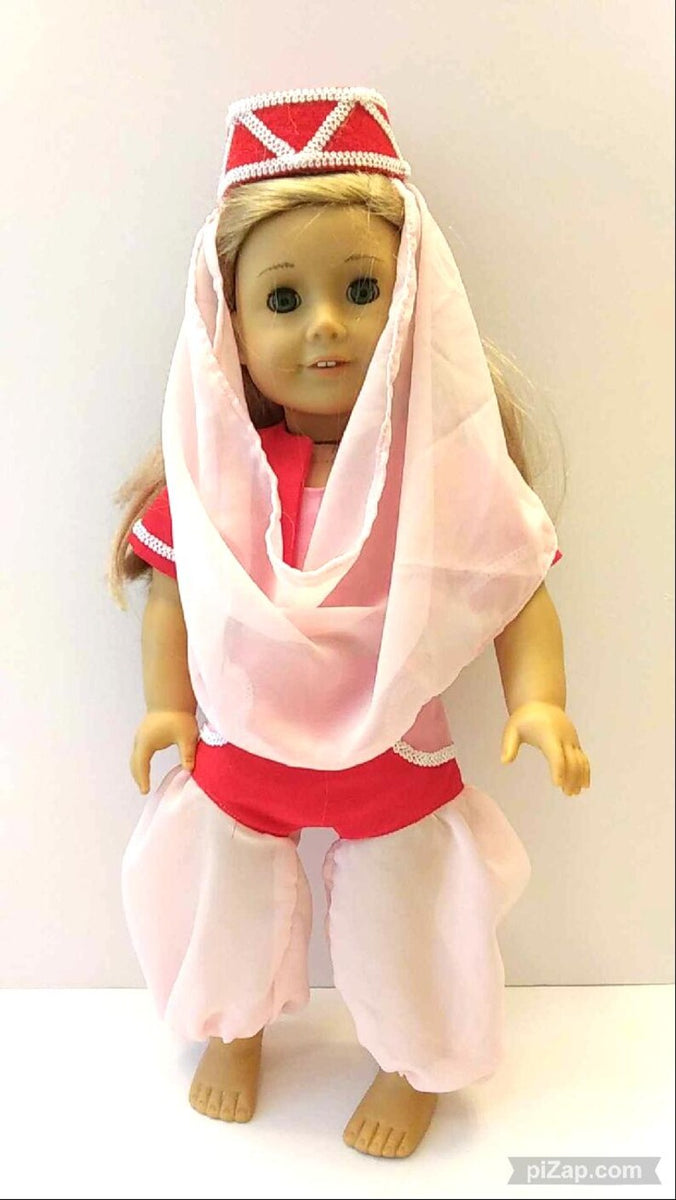 Belly Dancer Costume 14 and 18 Inch Doll Sewing Pattern – Appletotes & Co.