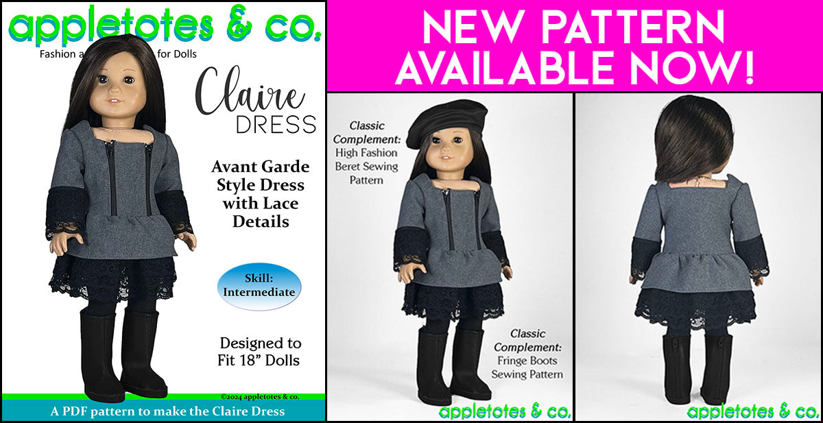 Sewing Patterns for 18" Dolls | Appletotes & Co.