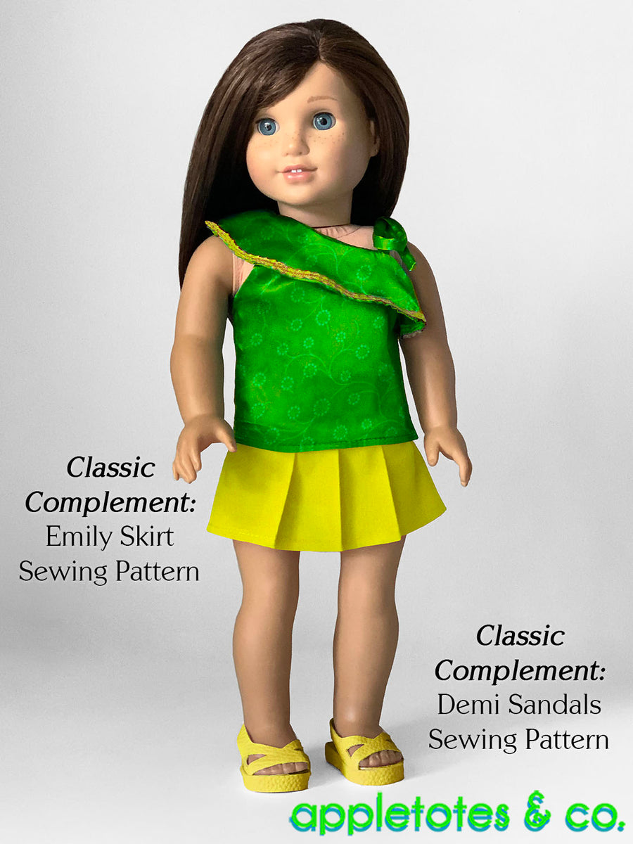 Clara Top 18 Inch Doll Sewing Pattern – Appletotes & Co.