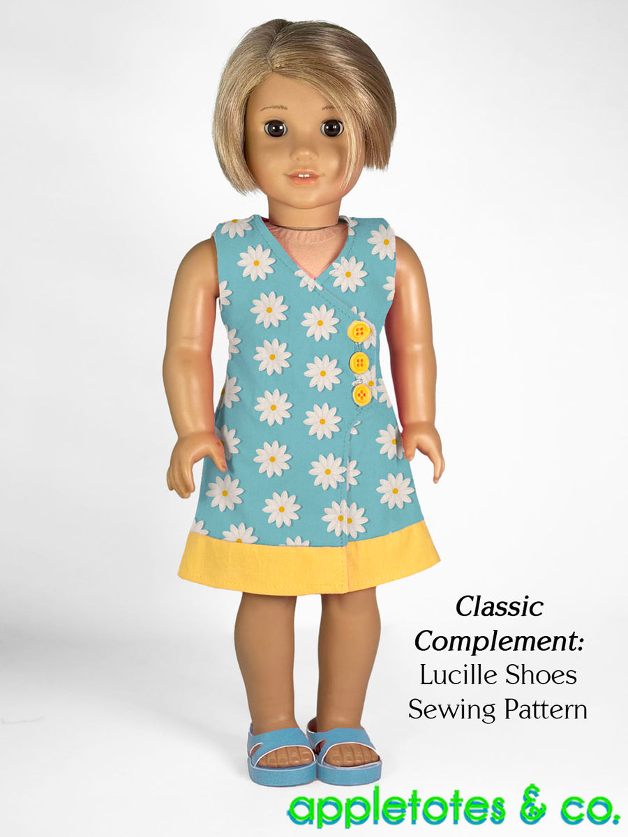 Pinky Dress 18 Inch Doll Sewing Pattern – Appletotes & Co.