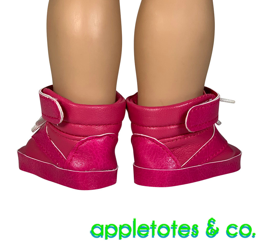 80s High Top Sneakers 18 Inch Doll Sewing Pattern – Appletotes & Co.