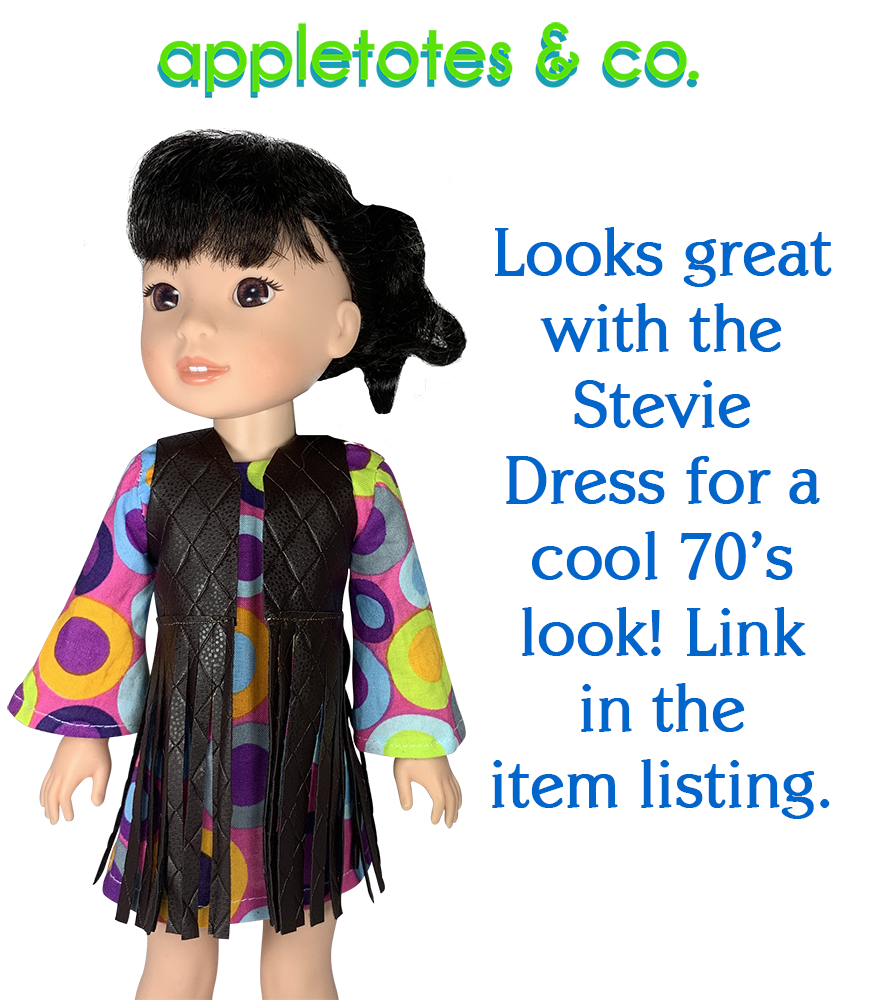 Free Western Vest Sewing Pattern for 14 Inch Dolls – Appletotes & Co.