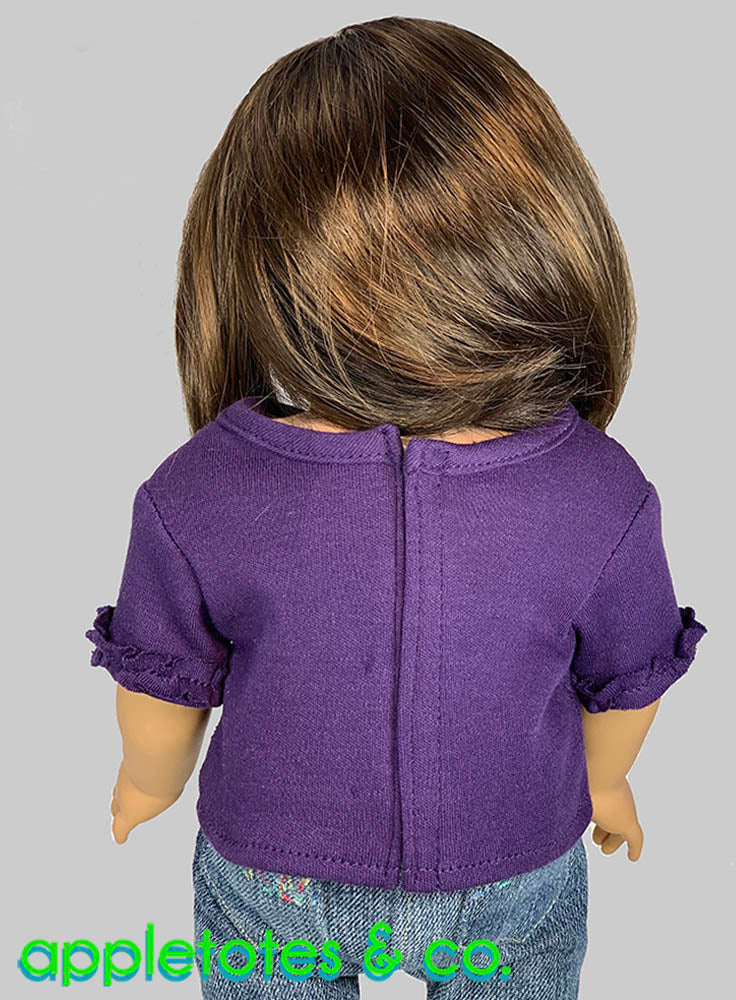 Ruffle Blouse Sewing Pattern for 18 Inch Dolls – Appletotes & Co.