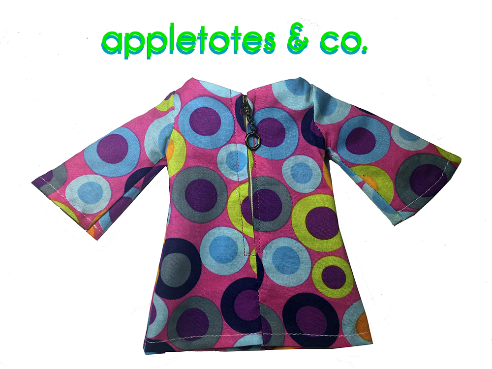 Stevie 70s Dress Sewing Pattern for 14 Inch Dolls – Appletotes & Co.