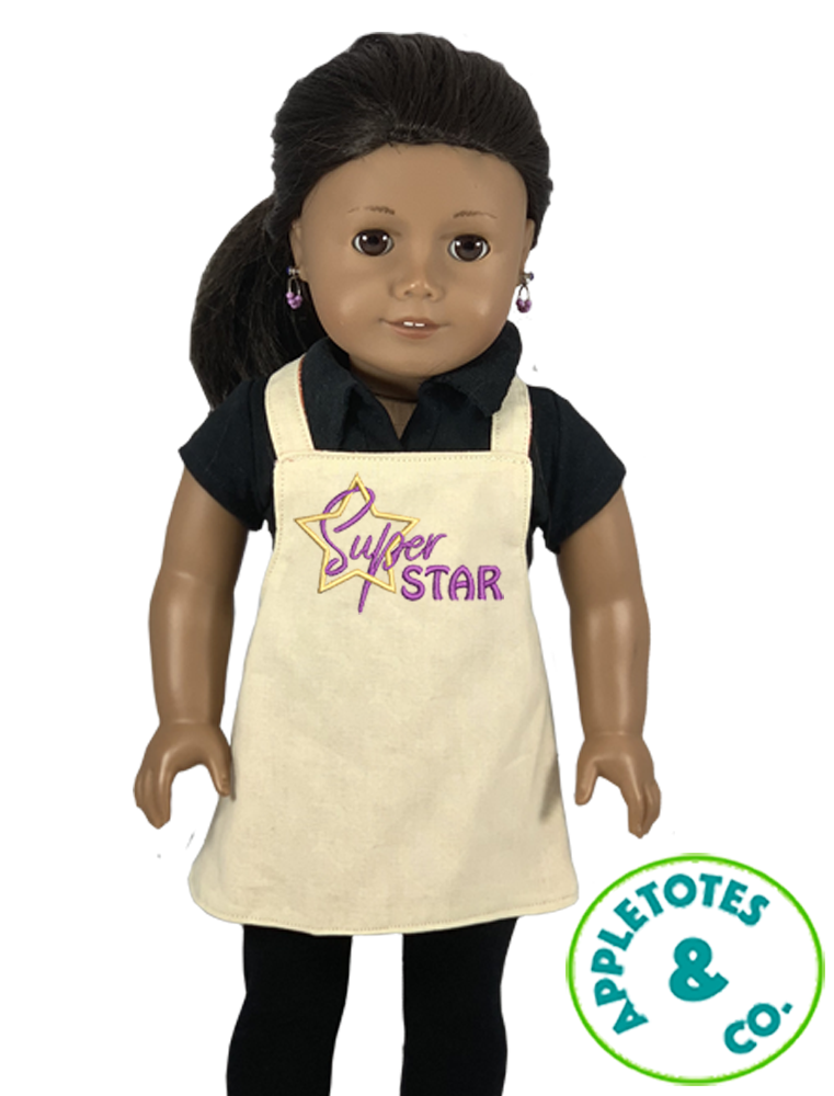 Super Star Machine Embroidery File for 18 Inch Dolls – Appletotes & Co.