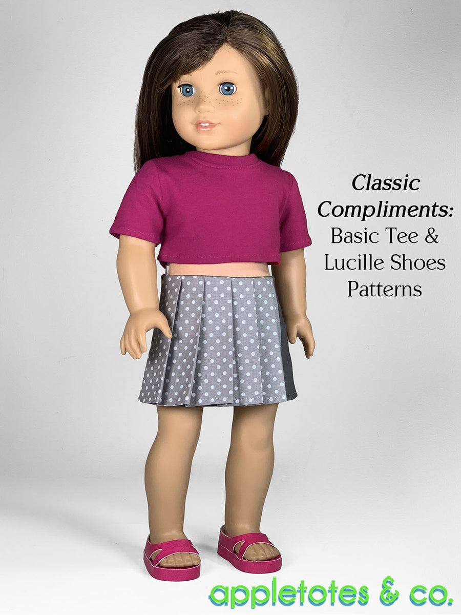 Akemi Skirt 18 Inch Doll Sewing Pattern – Appletotes & Co.
