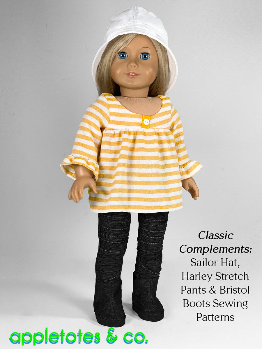 Alexandra Top 18 Inch Doll Sewing Pattern – Appletotes & Co.