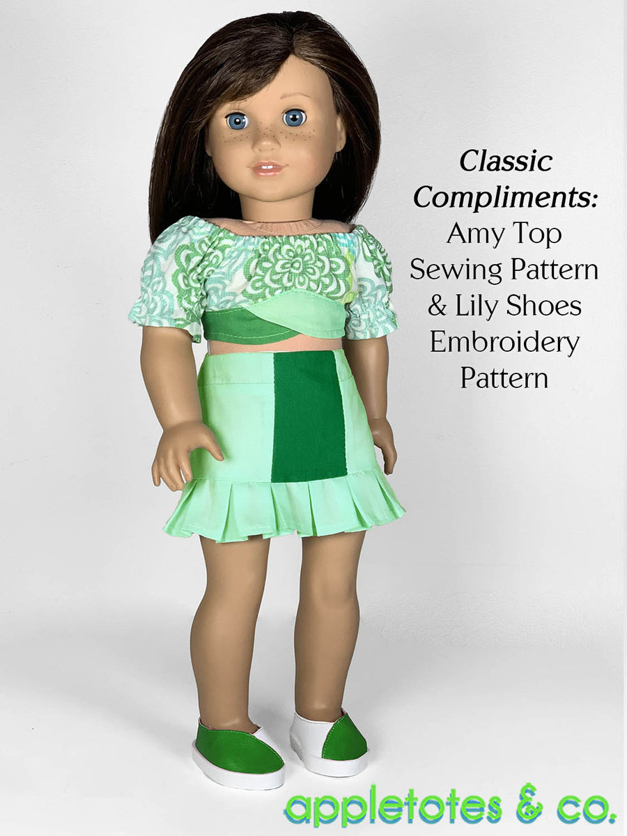 Camden Skirt 18 Inch Doll Sewing Pattern – Appletotes & Co.
