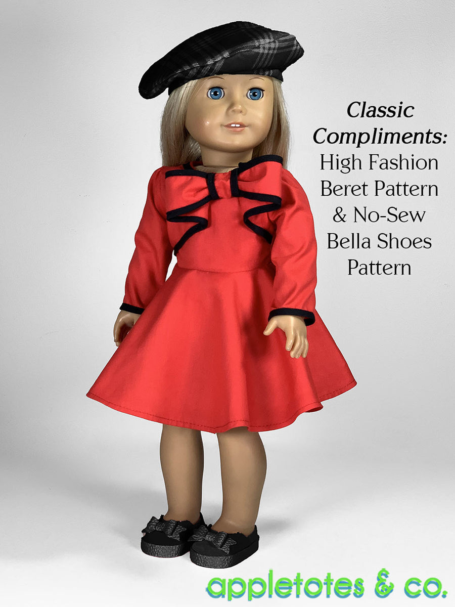 Charlene Dress 18 Inch Doll Sewing Pattern – Appletotes & Co.