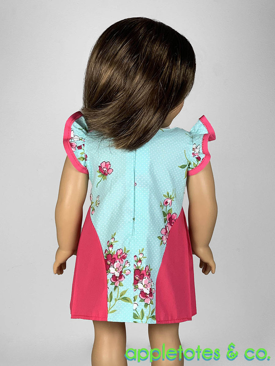 Darlene Dress 18 Inch Doll Sewing Pattern – Appletotes & Co.