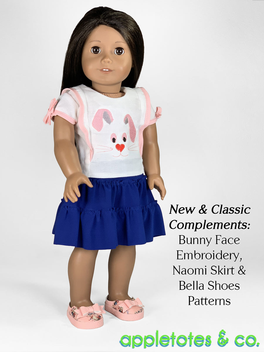 Hazel Top 18 Inch Doll Sewing Pattern – Appletotes & Co.