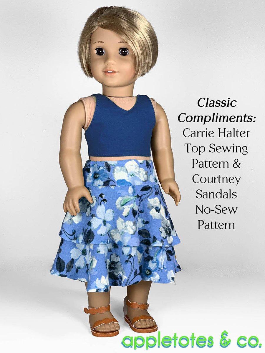 Isla Midi Skirt 18 Inch Doll Sewing Pattern – Appletotes & Co.