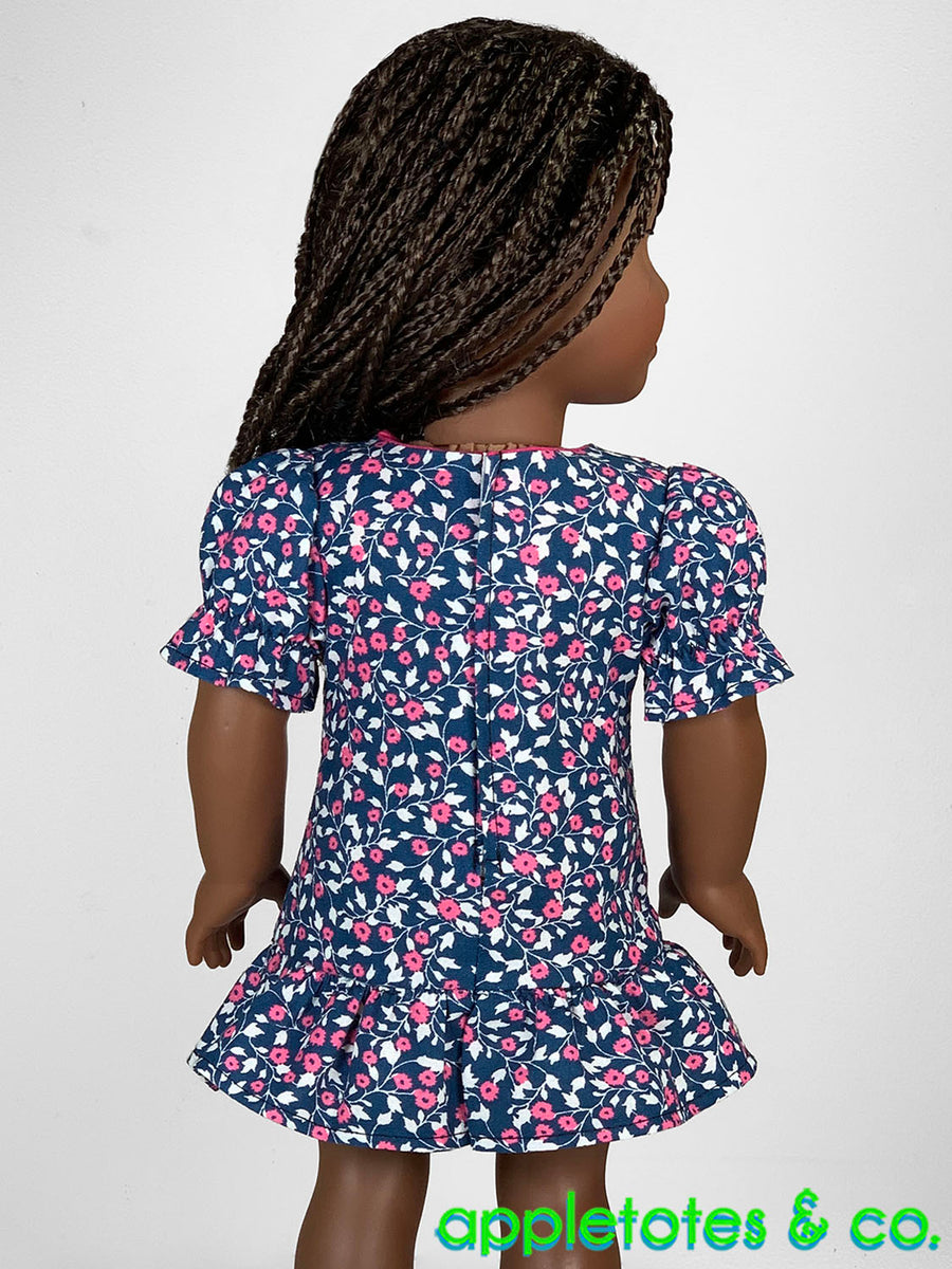 Riviera Dress 18 Inch Doll Sewing Pattern – Appletotes & Co.