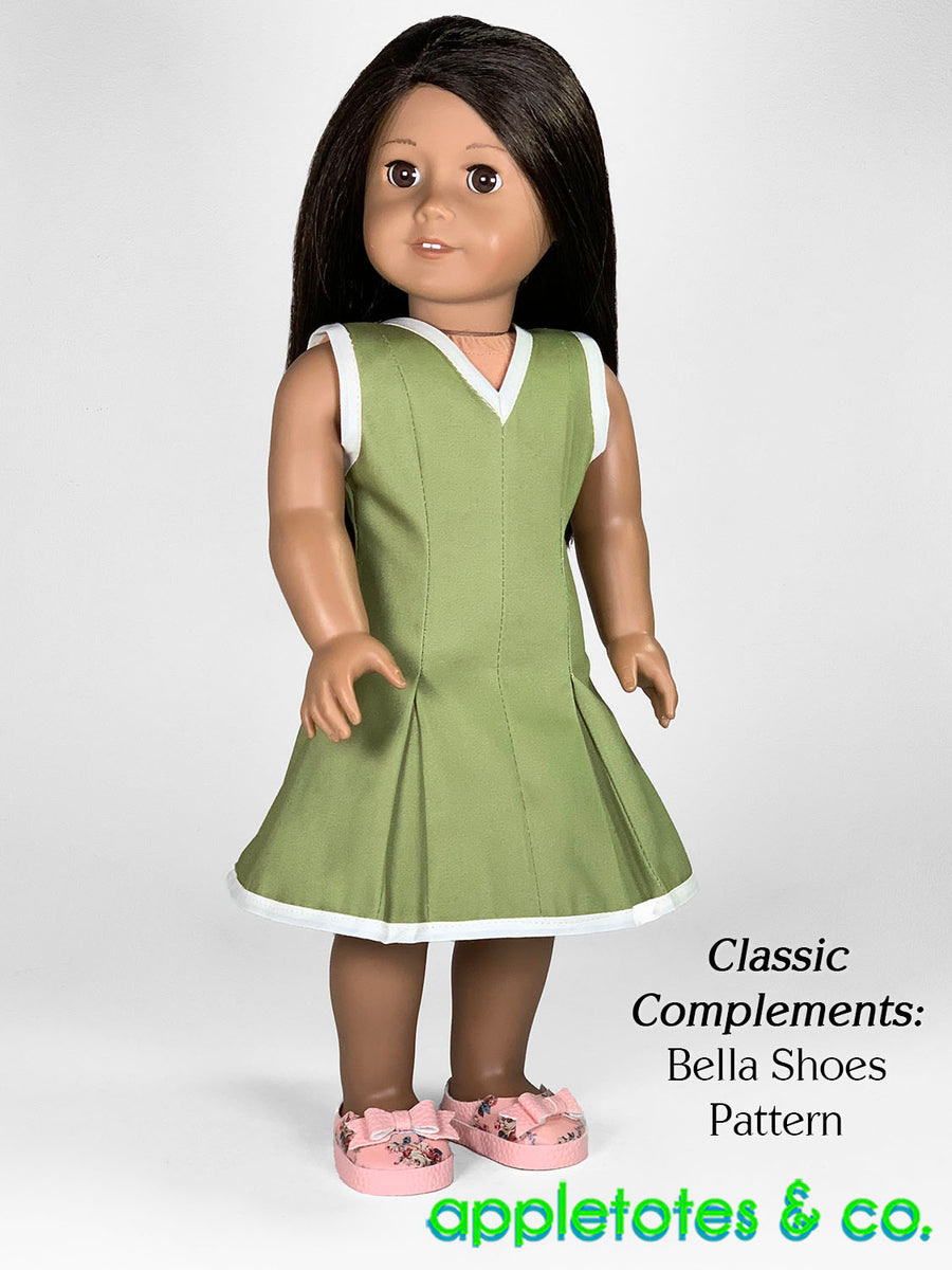 Sandra Dress 18 Inch Doll Sewing Pattern – Appletotes & Co.