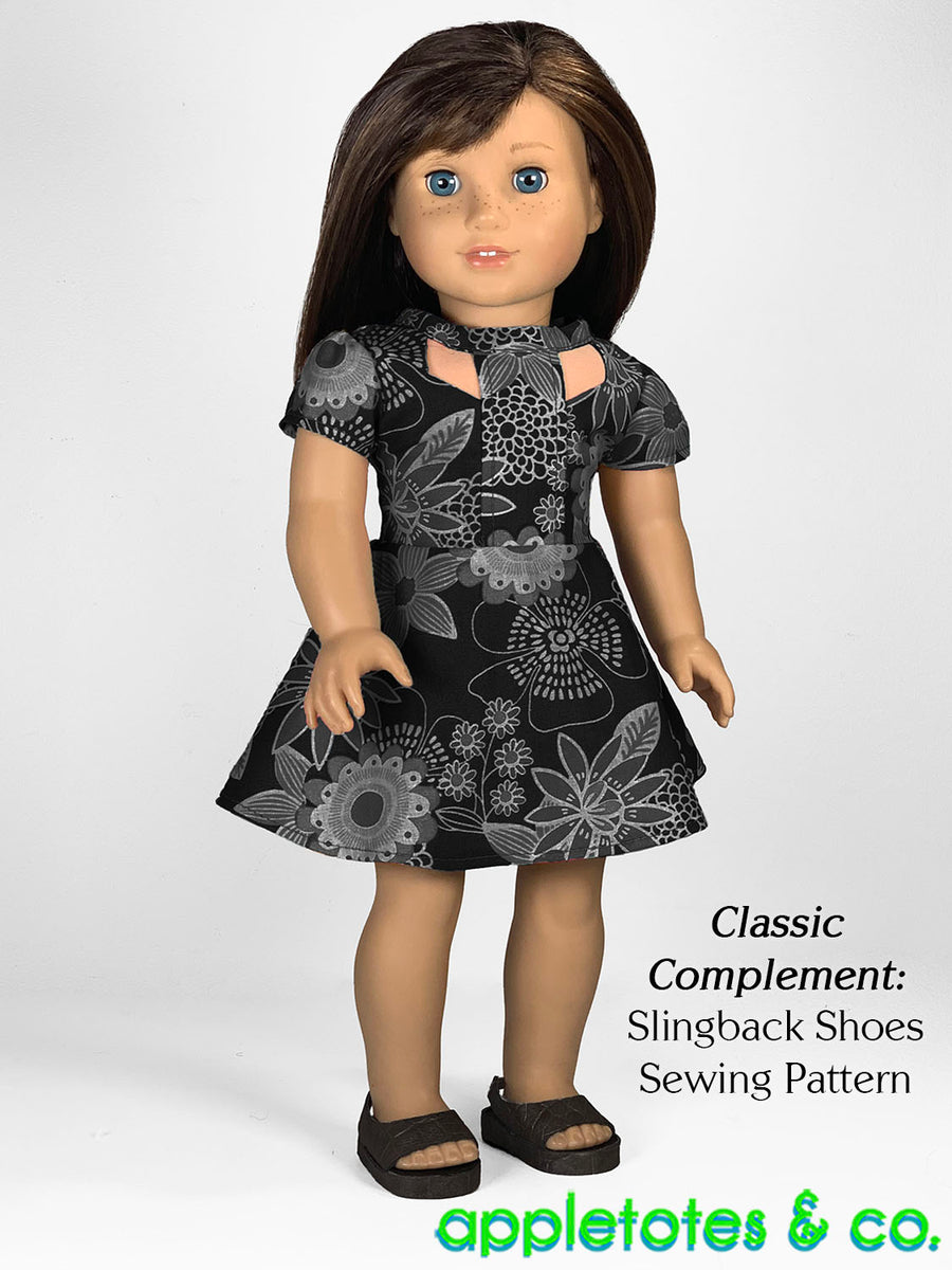 Soraya Dress 18 Inch Doll Sewing Pattern – Appletotes & Co.