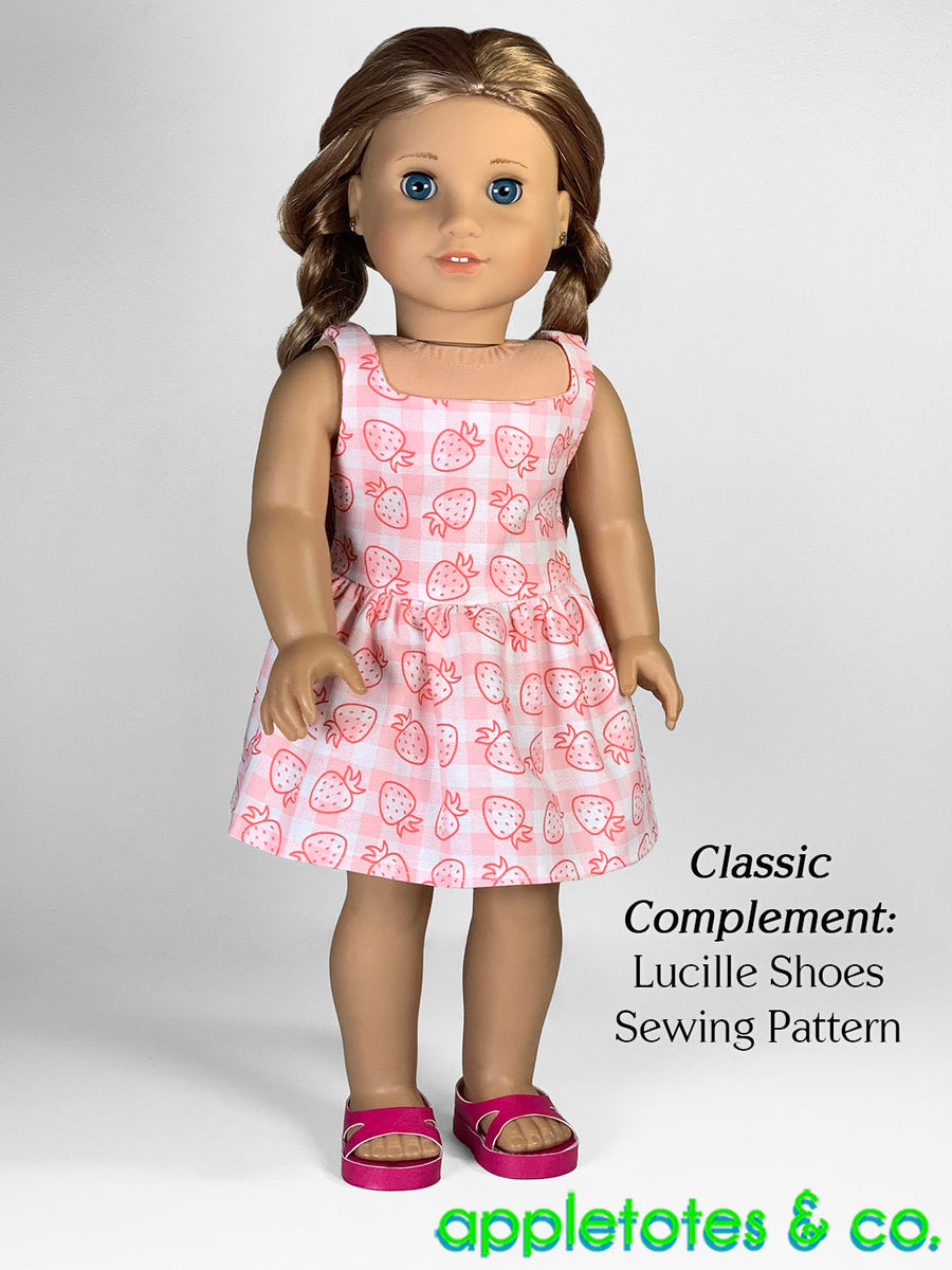 Veronica Dress 18 Inch Doll Sewing Pattern – Appletotes & Co.